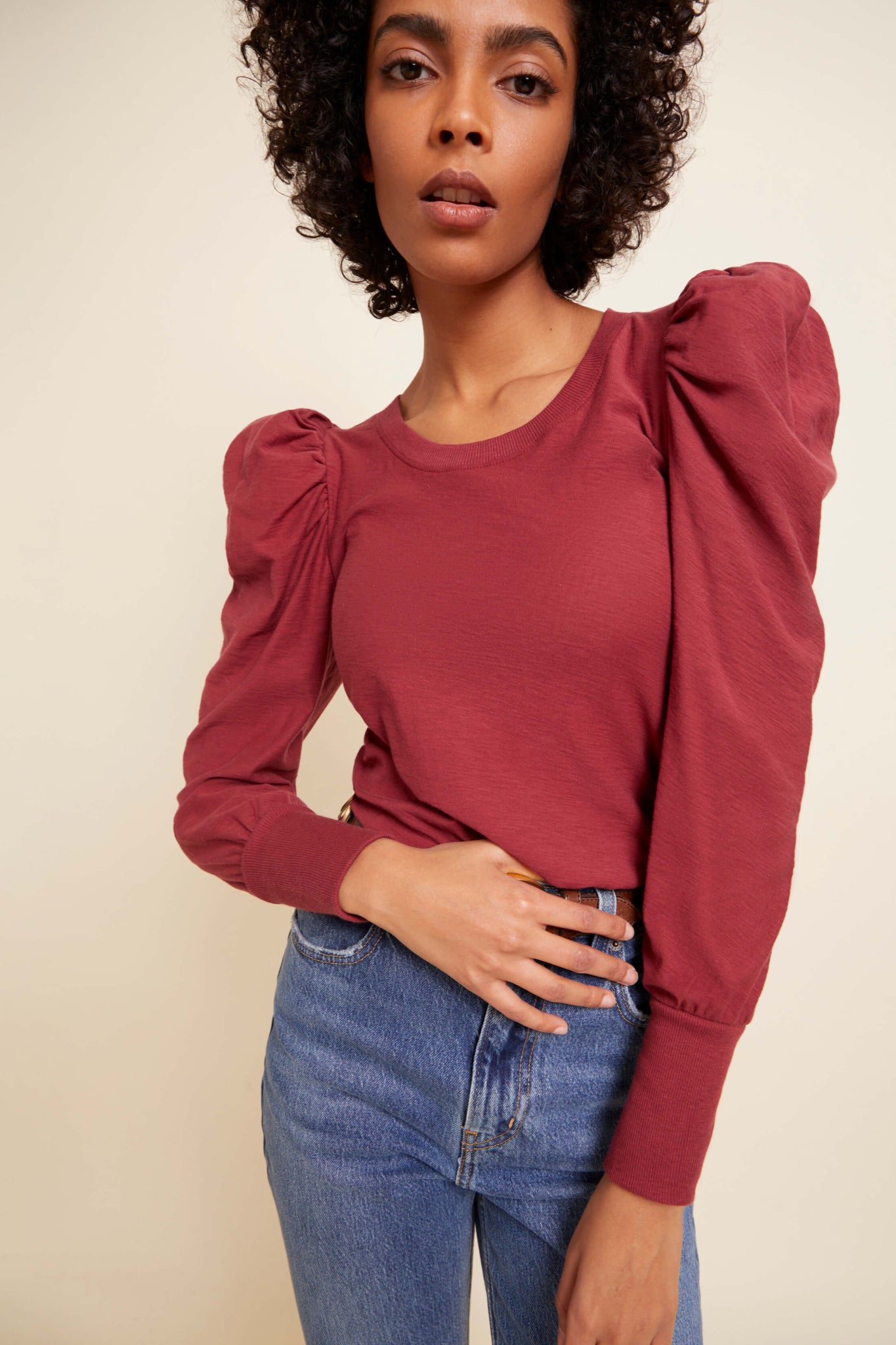 Romy Puff Sleeve Top – Clothesline Clothing Co.